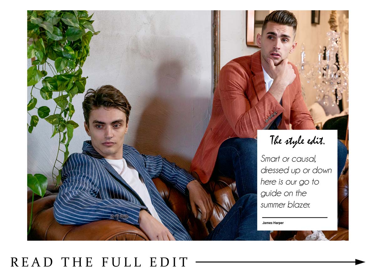 A Masterclass In The Summer Blazer - James Harper Clothing